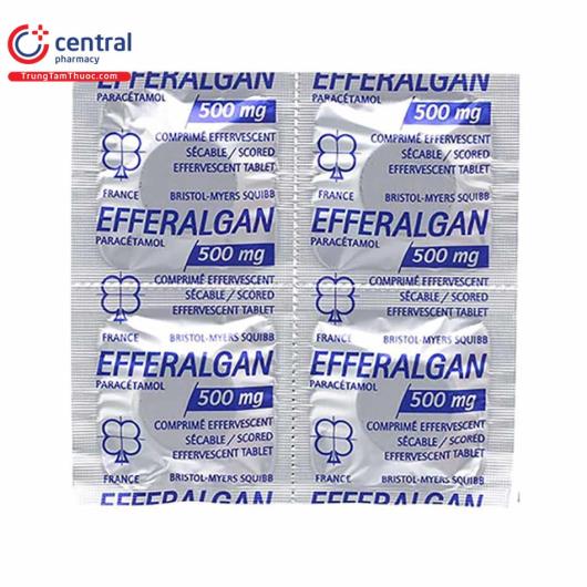 [CHÍNH HÃNG] Thuốc Efferalgan 500mg - viên sủi giảm đau hạ sốt