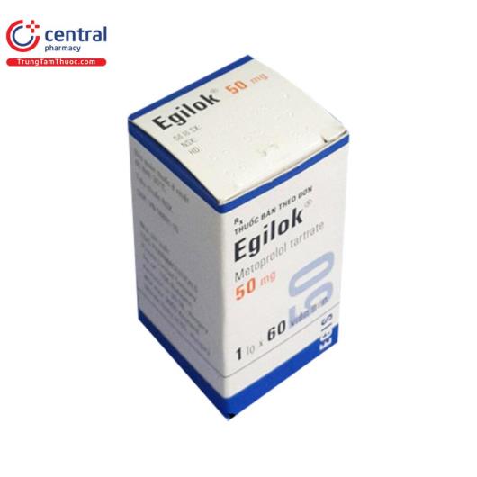 Thuốc Egilok 50mg: Tác dụng - Chỉ định và Liều dùng
