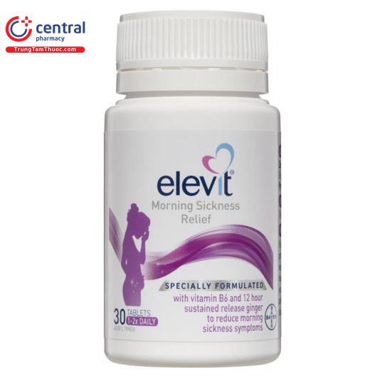 Thuốc Elevit Morning Sickness Relief giúp giảm triệu chứng ốm nghén