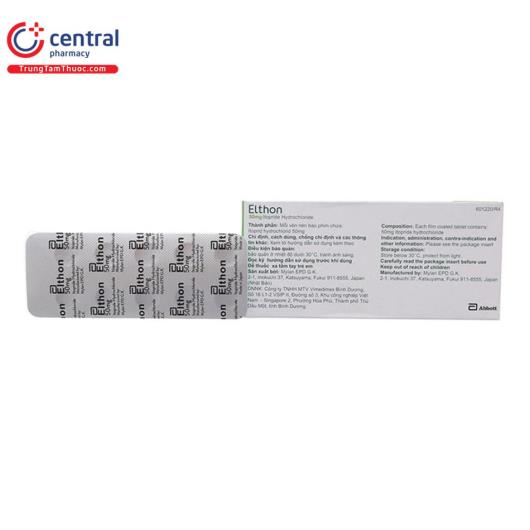 Thuốc Elthon 50mg - chống viêm loét dạ dày: tác dụng và thận trọng