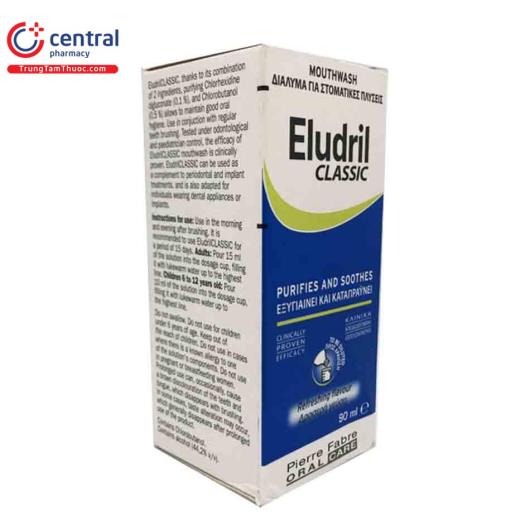 [CHÍNH HÃNG] Nước súc miệng Eludril Classic 90ml bảo vệ răng miệng