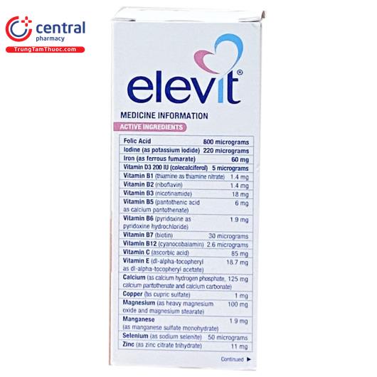 Thuốc Elevit Pre-conception & Pregnancy bổ sung Vitamin khoáng chất