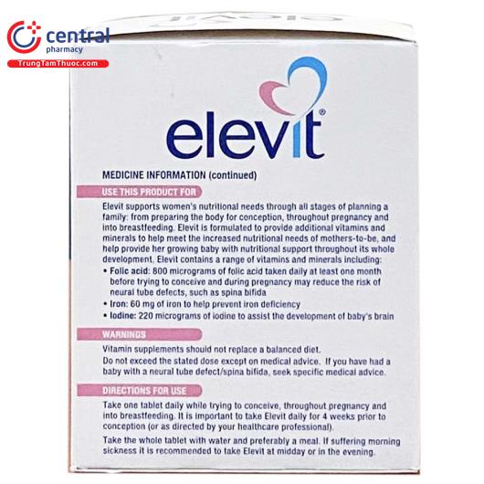 Thuốc Elevit Pre-conception & Pregnancy bổ sung Vitamin khoáng chất