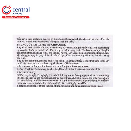 [CHÍNH HÃNG] Thuốc Emzinc 20mg - điều trị tiêu chảy ở trẻ nhỏ