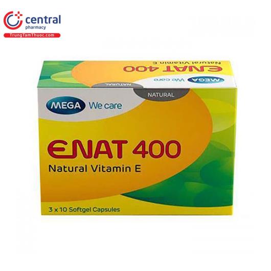 [CHÍNH HÃNG] Thuốc Enat 400 bổ sung Vitamin E duy trì làn da khỏe đẹp