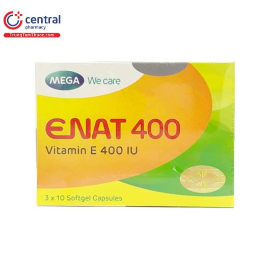 [CHÍNH HÃNG] Thuốc Enat 400 bổ sung Vitamin E duy trì làn da khỏe đẹp