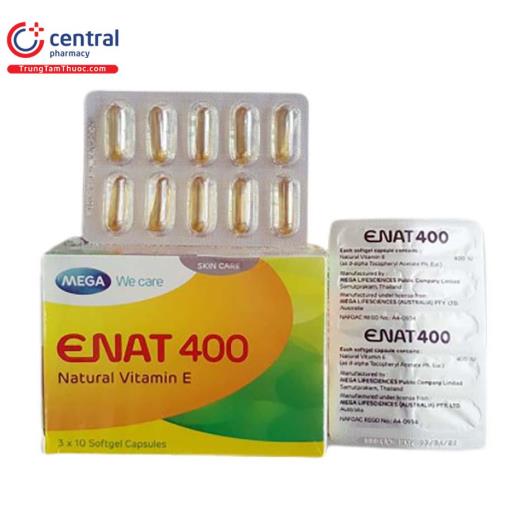 [CHÍNH HÃNG] Thuốc Enat 400 bổ sung Vitamin E duy trì làn da khỏe đẹp
