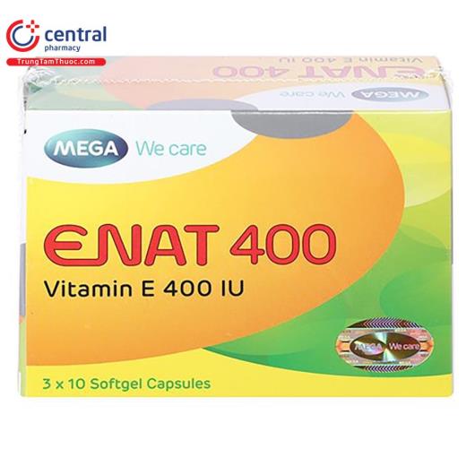 [CHÍNH HÃNG] Thuốc Enat 400 bổ sung Vitamin E duy trì làn da khỏe đẹp