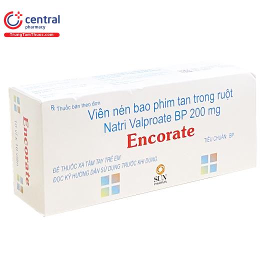 [CHÍNH HÃNG] Thuốc Encorate 200mg điều trị động kinh cục bộ