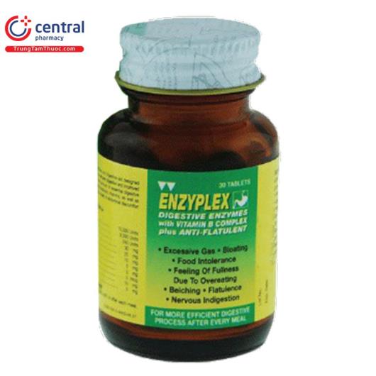Thuốc Enzyplex (lọ 100 viên) điều trị rối loạn tiêu hoá