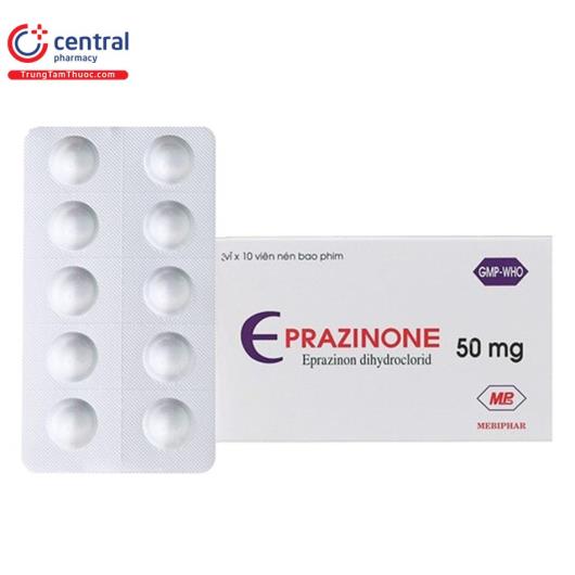 [CHÍNH HÃNG] Thuốc Eprazinone Mebiphar 50mg long đờm đặc nhanh chóng