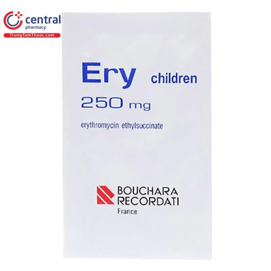 Thuốc Ery Children Enfants 250mg: công dụng, cách dùng và giá bán