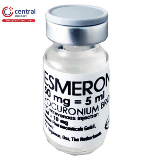 [CHÍNH HÃNG] Thuốc Esmeron - gây mê toàn thân: cách dùng, chỉ định
