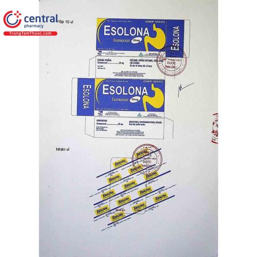 [CHÍNH HÃNG] Thuốc Esolona 20mg: Cách dùng, liều dùng và lưu ý