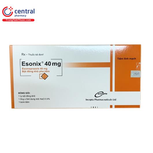 Thuốc Esonix 40mg (Bột đông khô pha tiêm) điều trị viêm loét dạ dày
