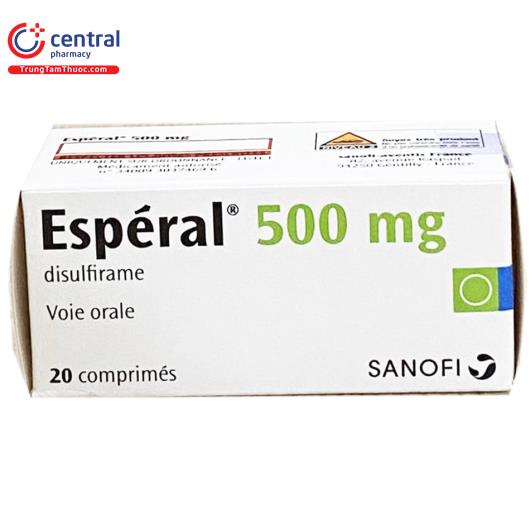 [CHÍNH HÃNG] Thuốc cai rượu Esperal 500mg: cách dùng, giá bán