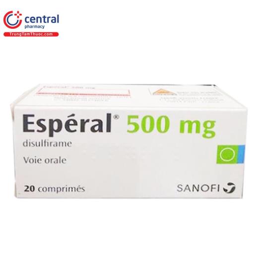 [CHÍNH HÃNG] Thuốc cai rượu Esperal 500mg: cách dùng, giá bán