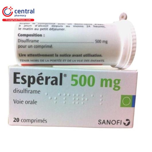 [CHÍNH HÃNG] Thuốc cai rượu Esperal 500mg: cách dùng, giá bán