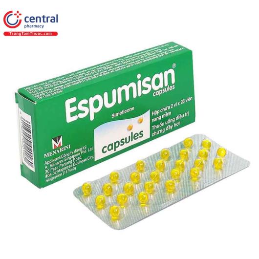 Thuốc Espumisan Cap. - Thuốc điều trị đầy hơi trướng bụng