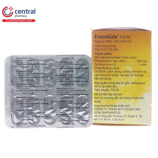 [CHÍNH HÃNG] Thuốc Essentiale Forte 300mg điều trị các bệnh ở gan