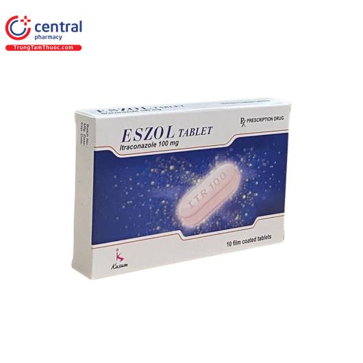 [CHÍNH HÃNG] Thuốc Eszol Tablet 100mg điều trị hiệu quả nấm Candida