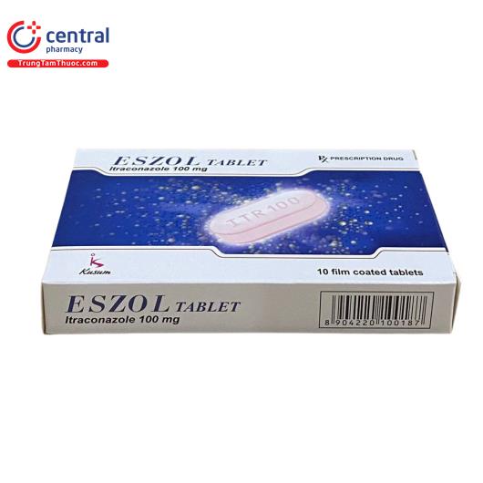 [CHÍNH HÃNG] Thuốc Eszol Tablet 100mg điều trị hiệu quả nấm Candida