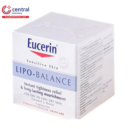 [CHÍNH HÃNG] Kem dưỡng ẩm Eucerin Lipo Balance - Cấp ẩm sâu
