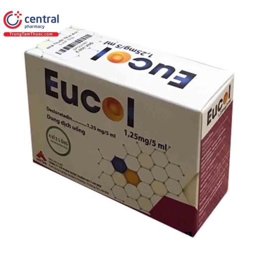 [CHÍNH HÃNG] Thuốc Eucol 1,25mg/5ml điều trị viêm mũi dị ứng