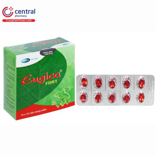 [CHÍNH HÃNG] Thuốc Eugica Fort DHG (Eugica đỏ) đặc trị ho