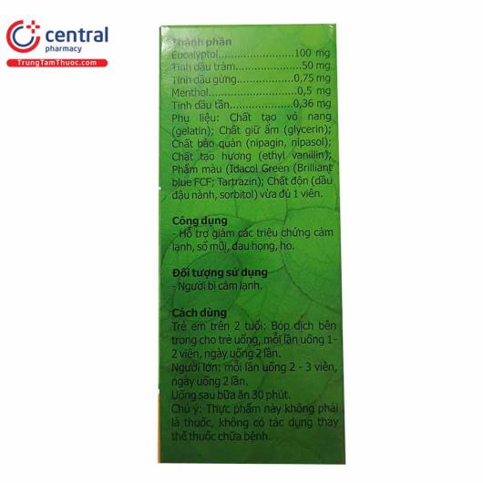 [CHÍNH HÃNG] Thuốc Eurosca xanh - Làm dịu ho, ngứa rát cổ họng