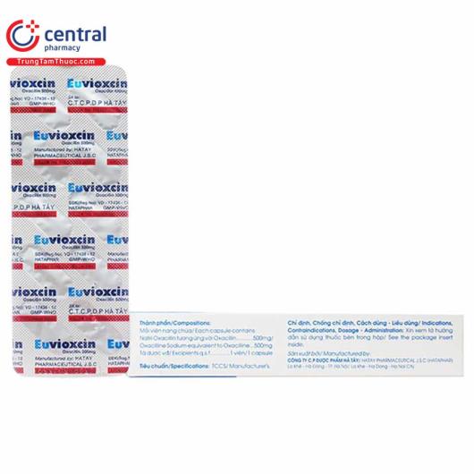[CHÍNH HÃNG] Thuốc Euvioxcin trị nhiễm khuẩn tiết niệu và sinh dục