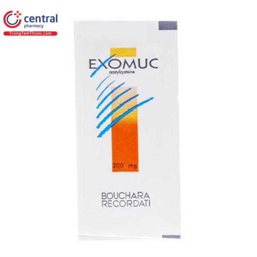 [CHÍNH HÃNG] Thuốc Exomuc 200mg điều trị viêm phổi, viêm phế quản