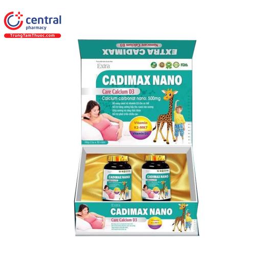 [CHÍNH HÃNG] Thuốc Extra Cadimax Nano chắc khoẻ xương răng