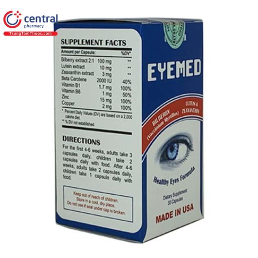 Thuốc EyeMed: Cách dùng – liều dùng, lưu ý khi sử dụng