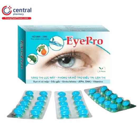 Thuốc bổ mắt Eye Pro tăng cường thị lực, giảm khô mắt, mỏi mắt
