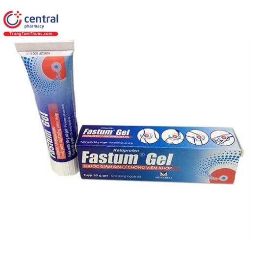 [CHÍNH HÃNG] Thuốc Fastum Gel 30g giảm đau cơ, gân, khớp, chấn thương