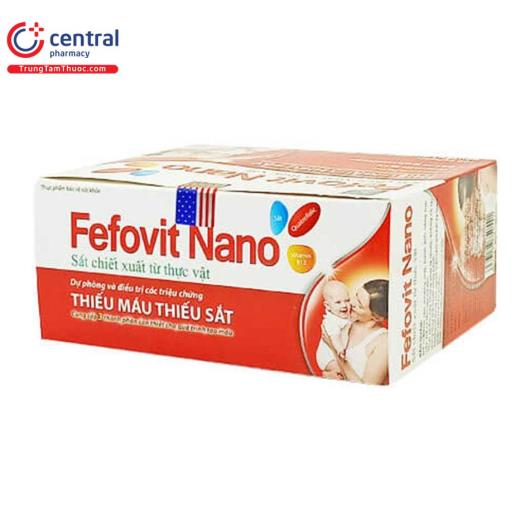 [CHÍNH HÃNG] Thuốc Fefovit Nano: bổ sung Sắt cho cơ thể khỏe mạnh