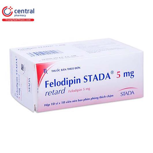 [CHÍNH HÃNG] Thuốc Felodipin Stada 5mg Retard điều trị tăng huyết áp