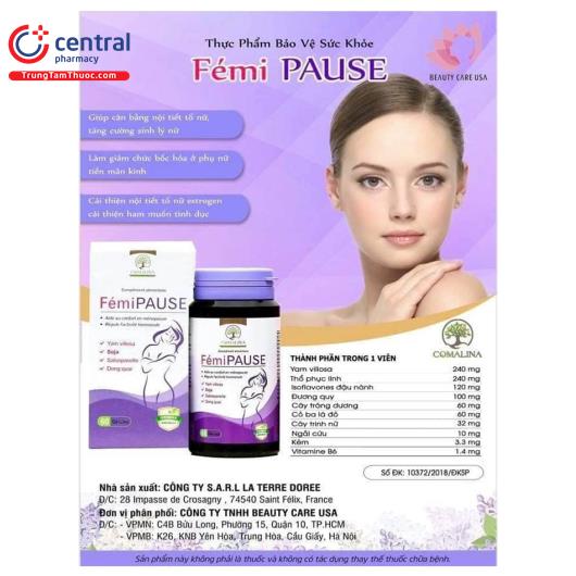 [CHÍNH HÃNG] Thuốc Fémi Pause cân bằng nội tiết tố nữ
