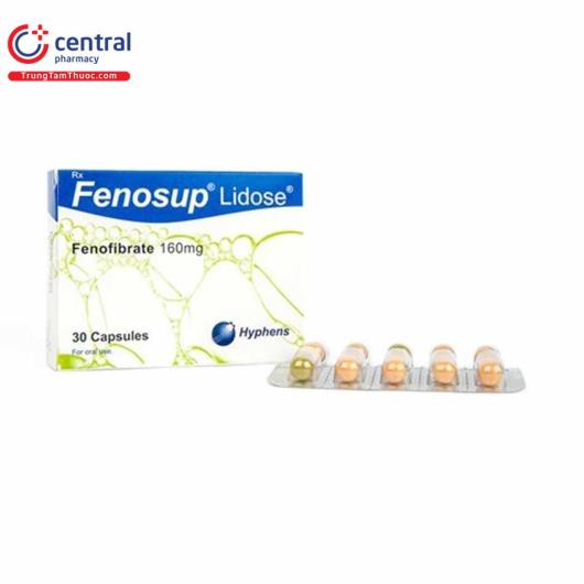 [CHÍNH HÃNG] Thuốc Fenosup Lidose 160 mg - Thuốc hạ mỡ máu hiệu quả