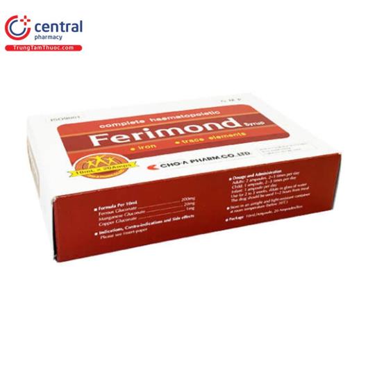 Thuốc Ferimond Syrup - Thuốc điều trị thiếu máu do thiếu sắt