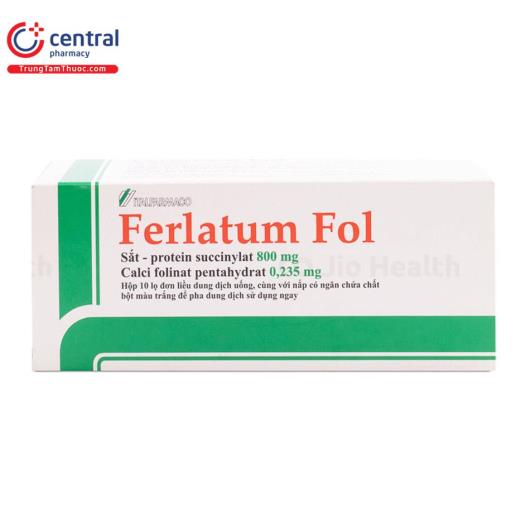 Thuốc Ferlatum Fol: tác dụng, chỉ định, liều dùng