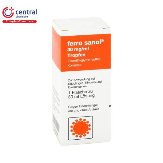 [CHÍNH HÃNG] Ferro Sanol 30mg Tropfen - Sắt hữu cơ nhỏ giọt cho bé