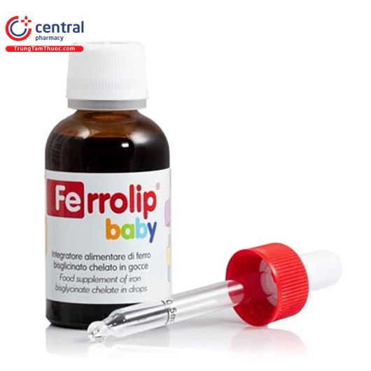 [CHÍNH HÃNG] Thuốc Ferrolip Baby bổ sung sắt cho trẻ thiếu máu
