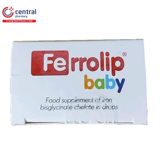 [CHÍNH HÃNG] Thuốc Ferrolip Baby bổ sung sắt cho trẻ thiếu máu