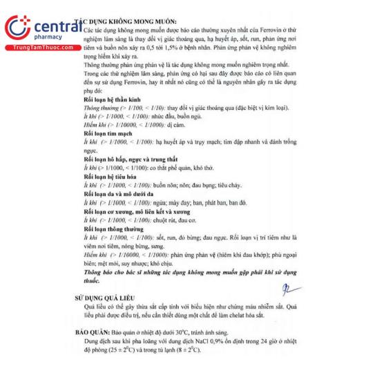 [CHÍNH HÃNG] Thuốc Ferrovin 100mg/5ml - Phòng và điều trị thiếu máu