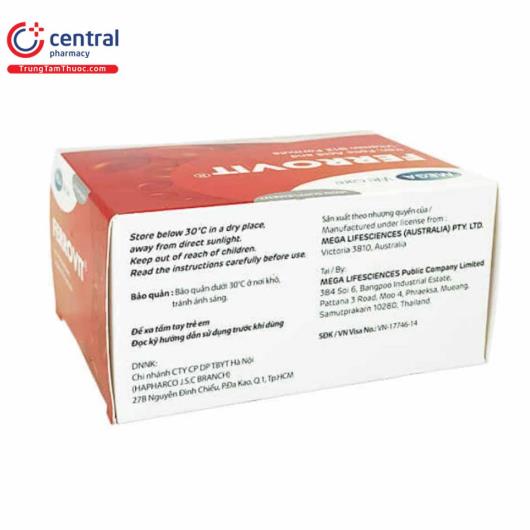 Thuốc bổ máu Ferrovit: Tác dụng, liều dùng và giá bán