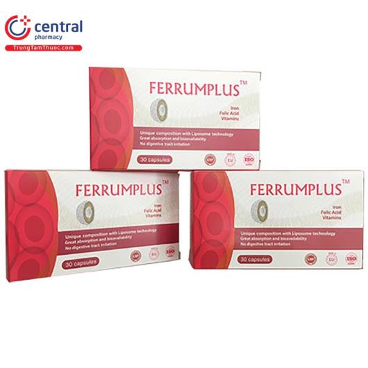 [CHÍNH HÃNG] Thuốc bổ sung sắt dạng viên Ferrumplus