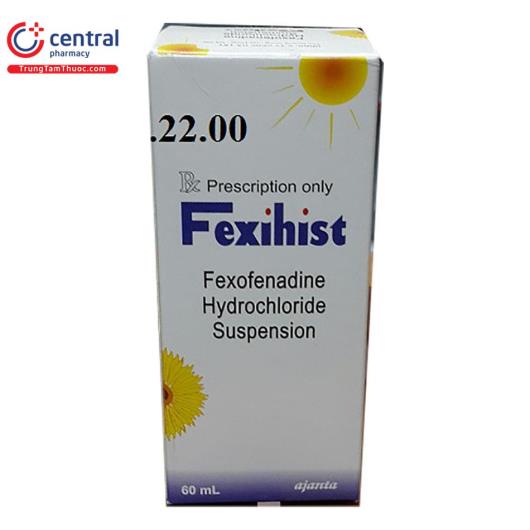 Thuốc Fexihist - thuốc trị viêm mũi dị ứng ở người lớn và trẻ em