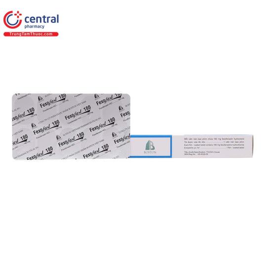 [CHÍNH HÃNG] Thuốc Fexofast 180 - Thuốc chống dị ứng của Boston